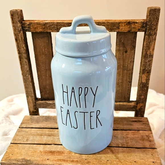 Rae Dunn | Holiday | Rae Dunn Happy Easter Tall Skinny Canister | Poshmark